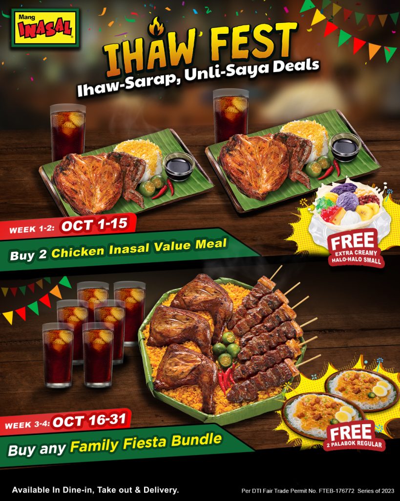Mang Inasal’s New Chicken Inasal Family Size and Ihaw Fest - PROUD KURIPOT