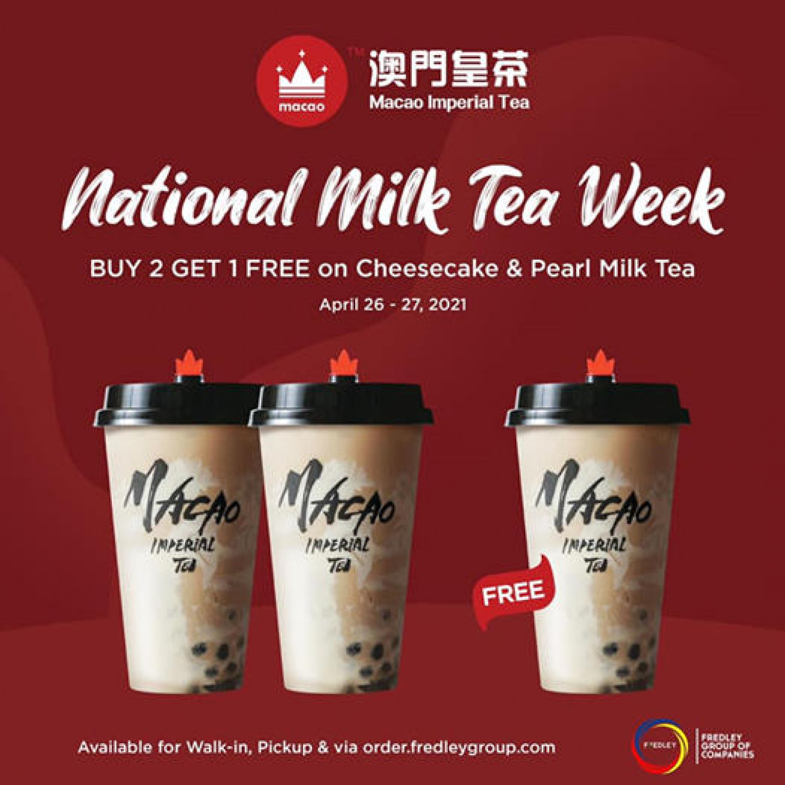 National Milk Tea Week Treat at Macao Imperial Tea – April 26 and 27 ...