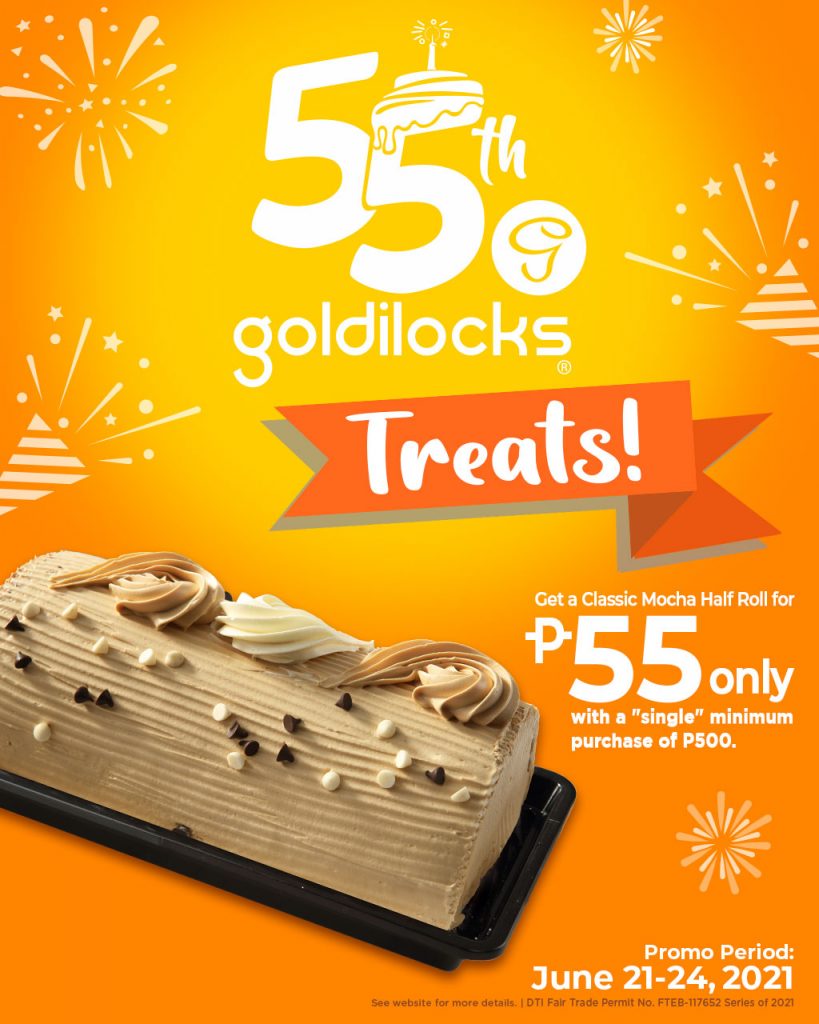 Goldilocks 55th Anniversary Treats – 55 treats for 55 days PLUS ...