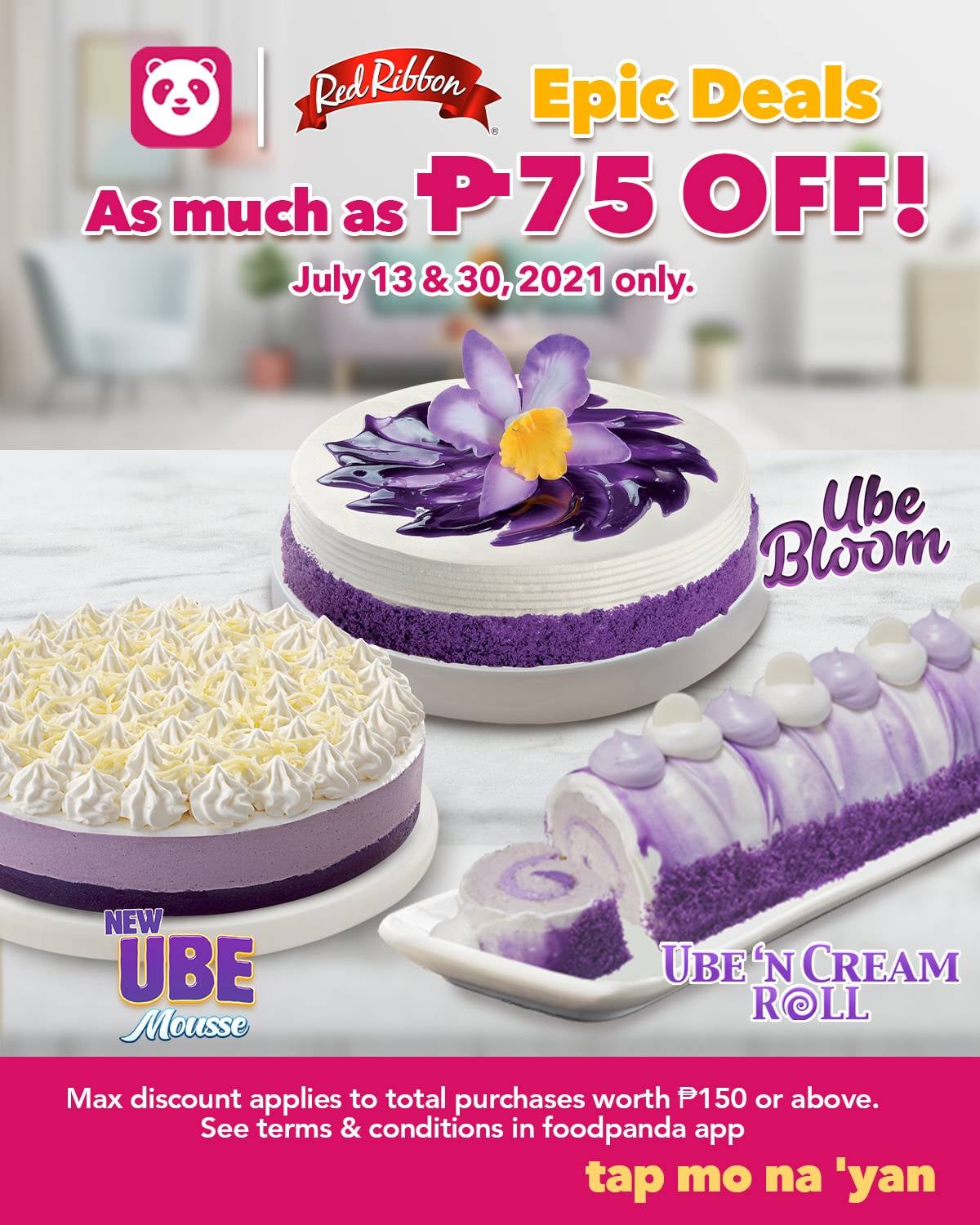₱100 OFF – Red Ribbon Payday Blowout Promo – July 31 ONLY – PROUD KURIPOT