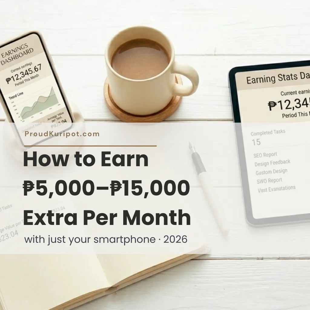 How to Earn ₱5,000–₱15,000 Extra Per Month as a Filipino with Just Your ...